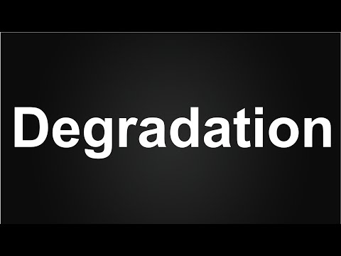 Degradation Meaning in Urdu, How to Say Degradation in English, Degradation Meaning in Hindi