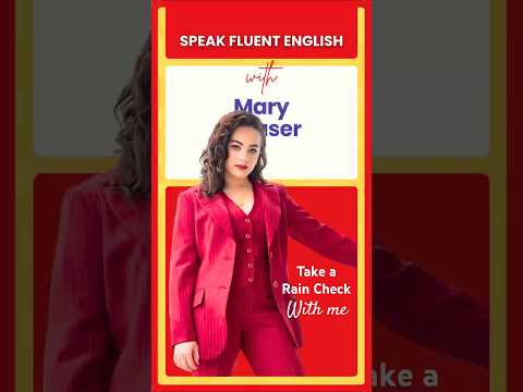 Meaning of English Phrase “Take a Rain Check” | Learn English Vocabulary #englishidiom