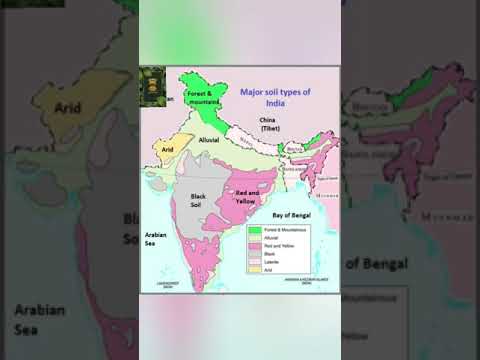 MAJOR SOIL TYPES OF INDIA IN MAP