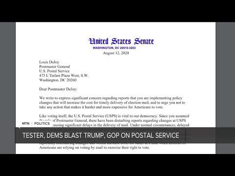 USPS boxes removed from Montana cities, Tester says