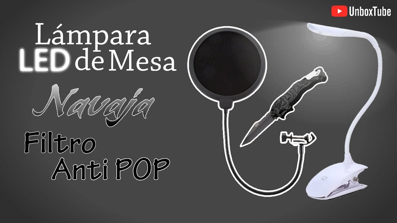 Flexible and Wireless LED Desk Lamp + Razor | Unboxing (Gearbest)