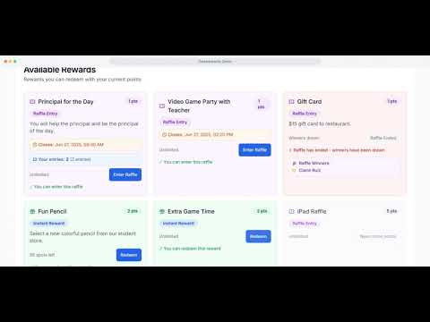 Revolutionize School Behavior: ClassRewards Overview in 1 Minute!
