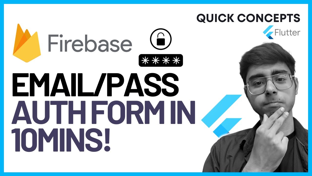 Email & Password Authentication in Flutter using Firebase | Flutter | Firebase