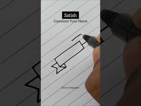 Cute way to write a Title || Project Heading Styles || HEADER DESIGN IDEAS #shorts #satisfying