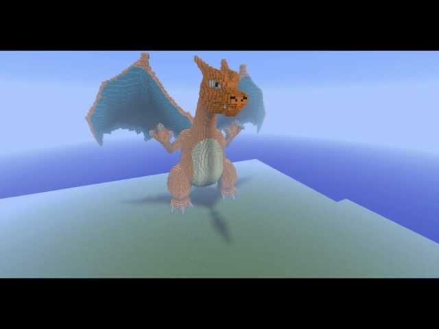 Huge Charizard Statue (Diamonds or Fav if you liked it plz) Minecraft Map