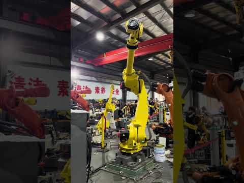 Refurbished Fanuc R-2000iB/210F robot  #industrialrobot #robot
