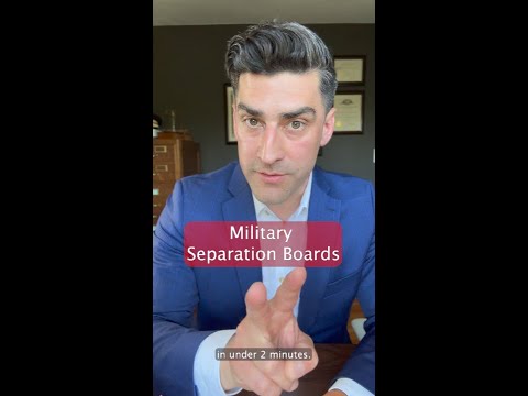 Military Separation Boards