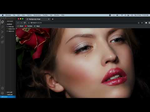 CSS code for Background Image| HTML & CSS | Website tutorial