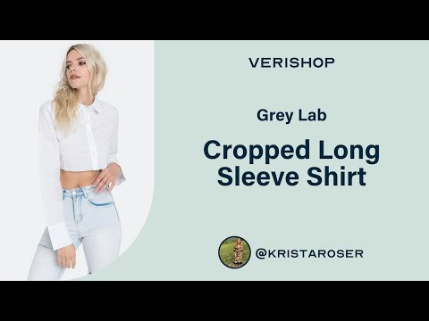 Grey Lab Cropped Long Sleeve Shirt Review