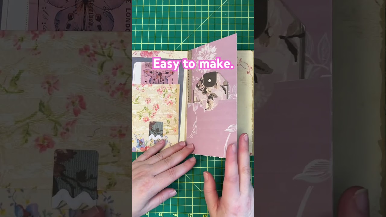 File Folder Folio Tutorial - Make One With Me! #papercrafts #scrapbooking