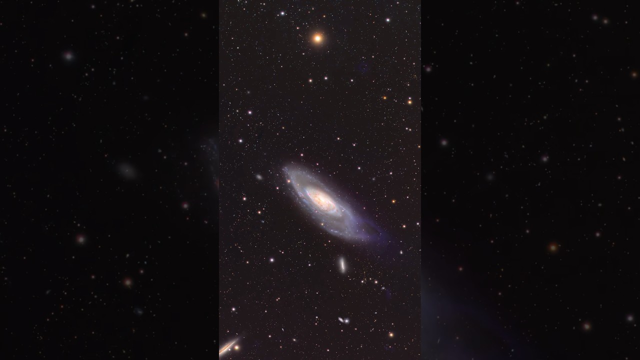 Captured the stunning M106 galaxy—34 million light-years away! #Astrophotography #GalaxyHunter #M106