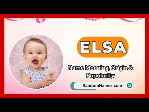 Elsa - Baby Girl Name Meaning, Origin & Popularity - RandomNames.com
