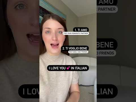 I love you in Italian #learnitalian #italy #italianlanguage #italianteacher