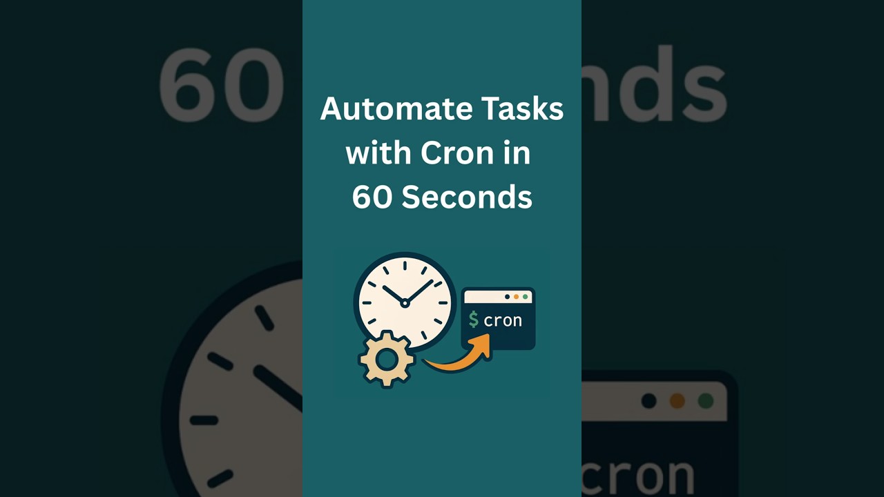 Automate Tasks with Cron in 60 Seconds