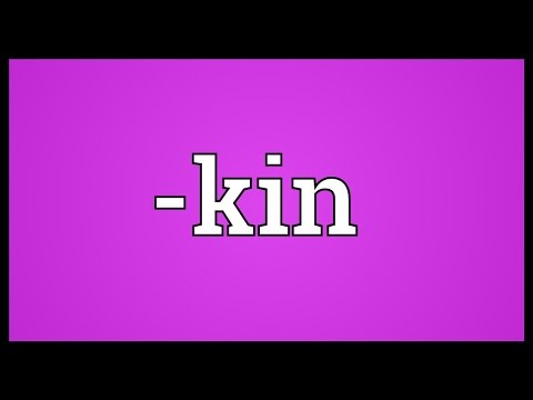 -kin Meaning