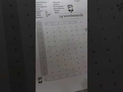 Passover theme wordsearch free printable, family night games