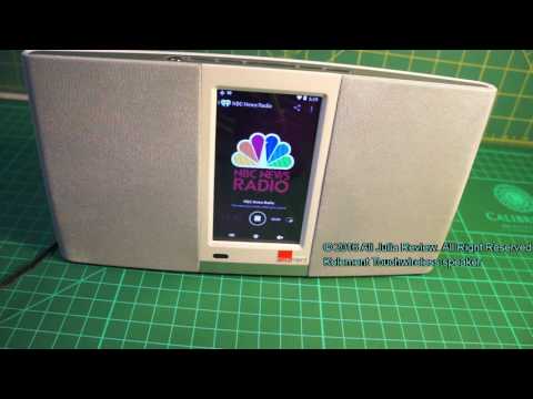 Kelement Wi-Fi Internet Radio Stream Music Player with 4.3 inch Touch Screen and Bluetooth