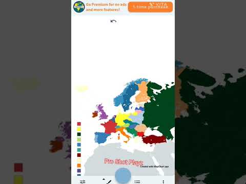 Europe map in 1938 π³