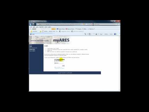 ARES - American Real Estate Society - Membership Contact Information Update Procedure
