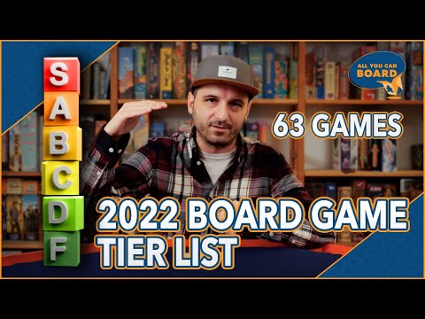 2022 Board Game Tier List | 63 Games Ranked