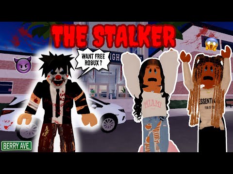 THE STALKER 😱 😨 *SCARY* | HAUNTED HORROR STORY | BERRY AVENUE RP ROBLOX | *CREEPY*