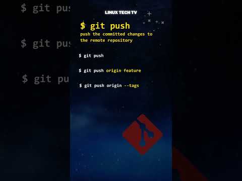 14. Learn Git | git push command @LinuxTechTV pro Git