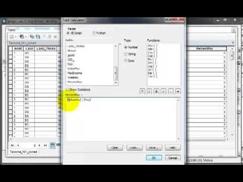 Add Field & Calculate Percent Poverty | a GIS ArcMap 10.0 SP3 Video Tutorial by Gregory Lund