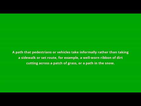 what is the meaning of desire line