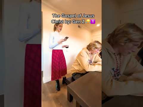 The gospel of Jesus Christ by gen z #genz #tiktok #tiktokshorts #comedy #jesus