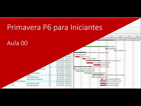 Curso Primavera P6 para Iniciantes: Aula 00 #primaverap6