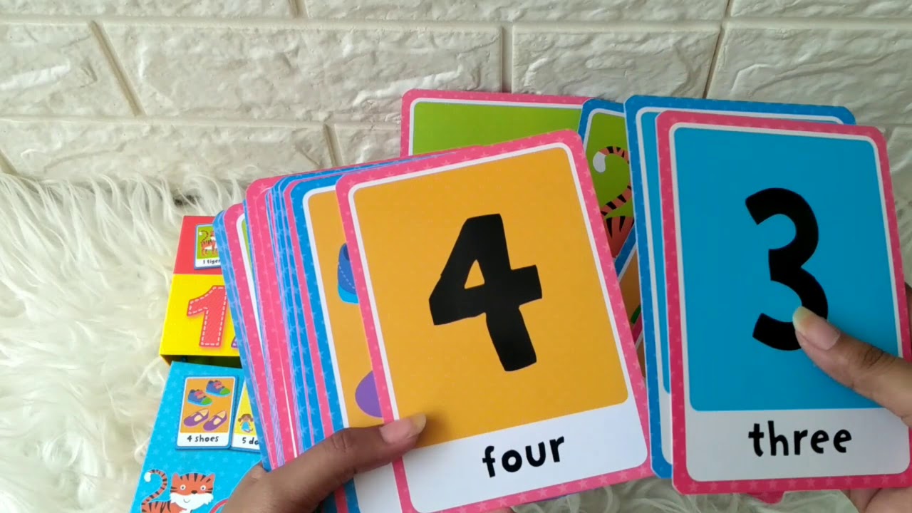 123 Tiny Tots Flash Cards (40 Large Flash Cards)