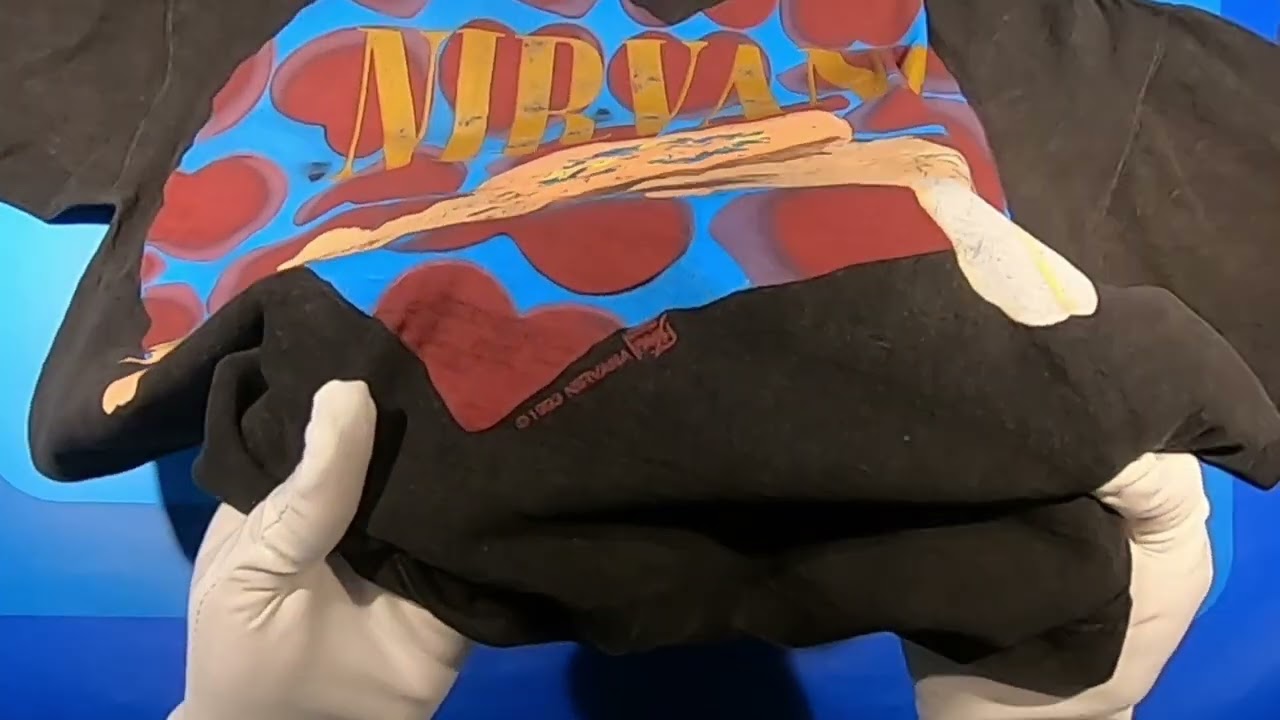 Vintage Nirvana Canadian Heart-Shaped Box T-Shirt by Backstage Pass Certification