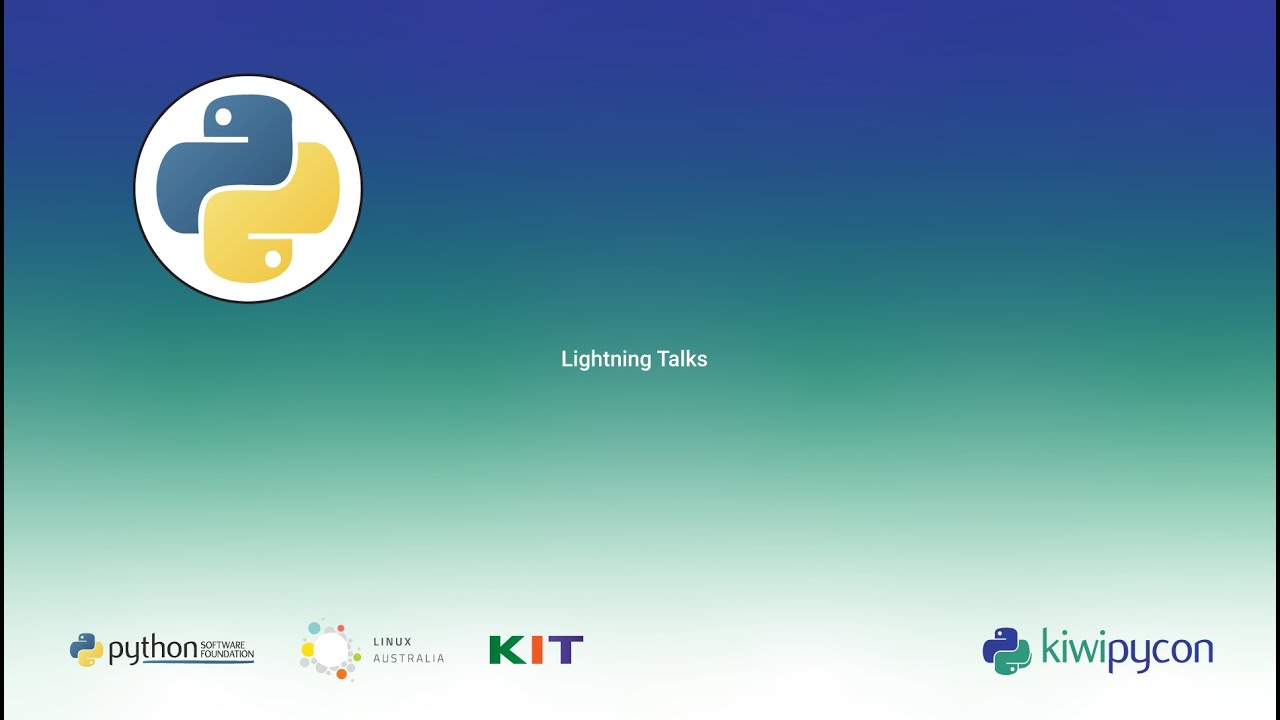 Kiwi PyCon 2025 Lightning talks