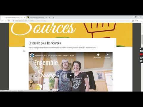Comment contribuer à la campagne Ensemble pour les Sources?