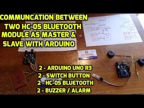 Communication Between Two HC-05 Bluetooth Module As Master and Slave ...