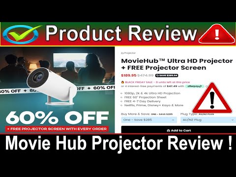 Movie Hub Projector Reviews: Is Movie Hub Projector Scam or Legit? Movie Hub Projector Review