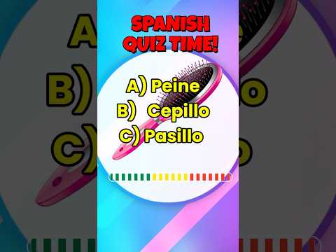 Can You Guess These Spanish Words From Pictures? #quiz #learnspanish