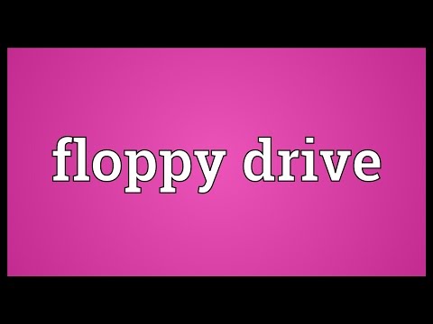 Floppy drive Meaning