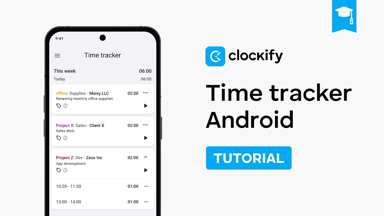 Time Tracker for Android | Clockify Tutorial (2024)