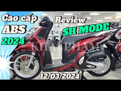 Cận cảnh Honda SH MODE 2024 ABS cao cấp ĐỎ ĐEN + giá bán ngày 12/03/2024 tại CH Mai Duyên. Khải Phạm