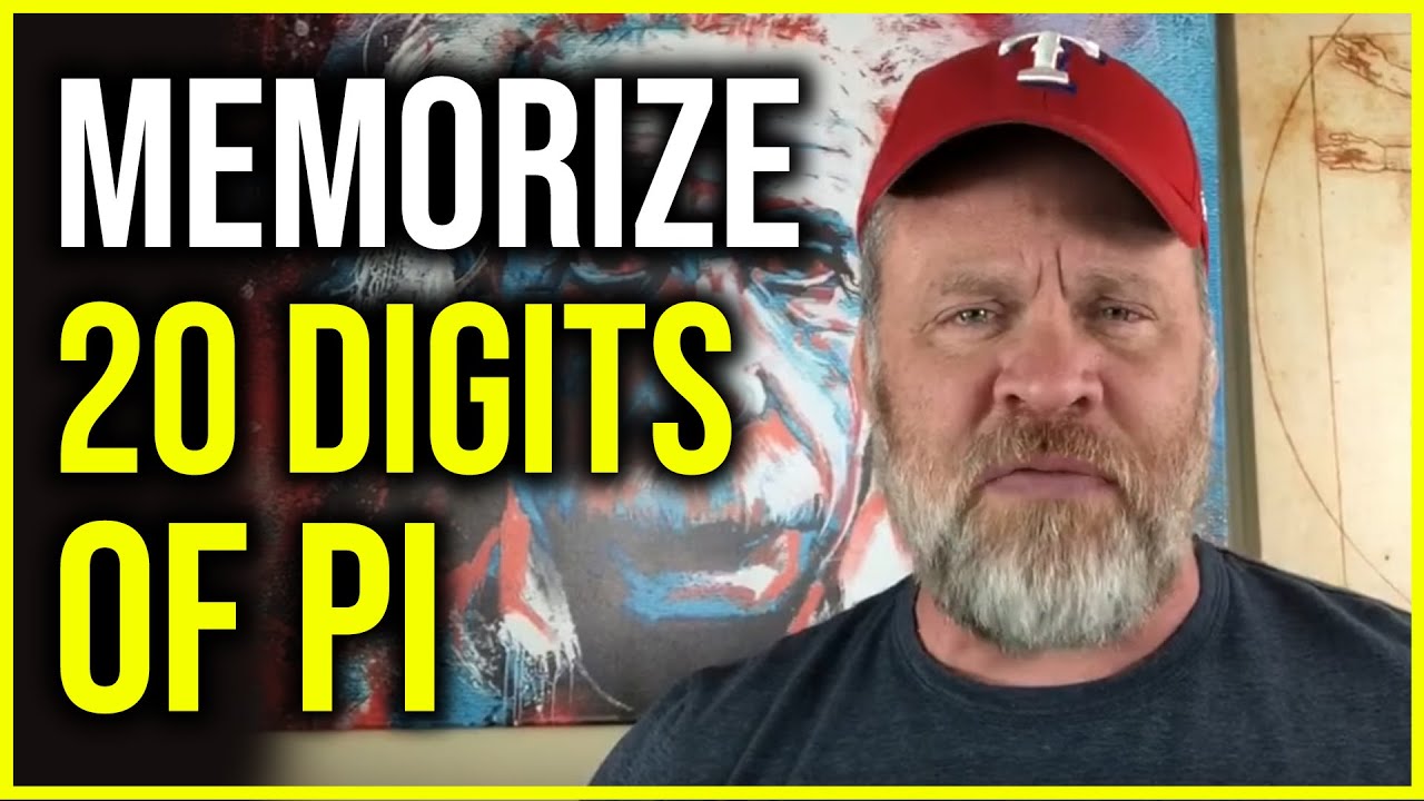 How to Memorize 20 digits of Pi Easily
