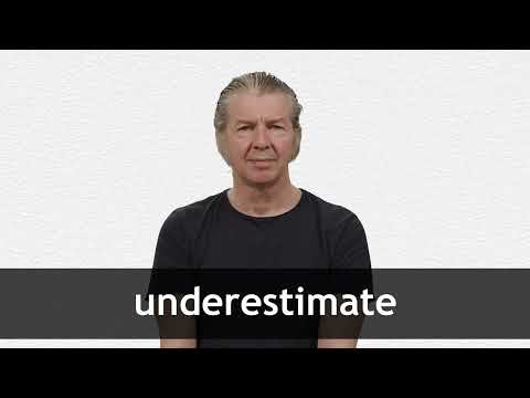 UNDERESTIMATE definition and meaning | Collins English Dictionary