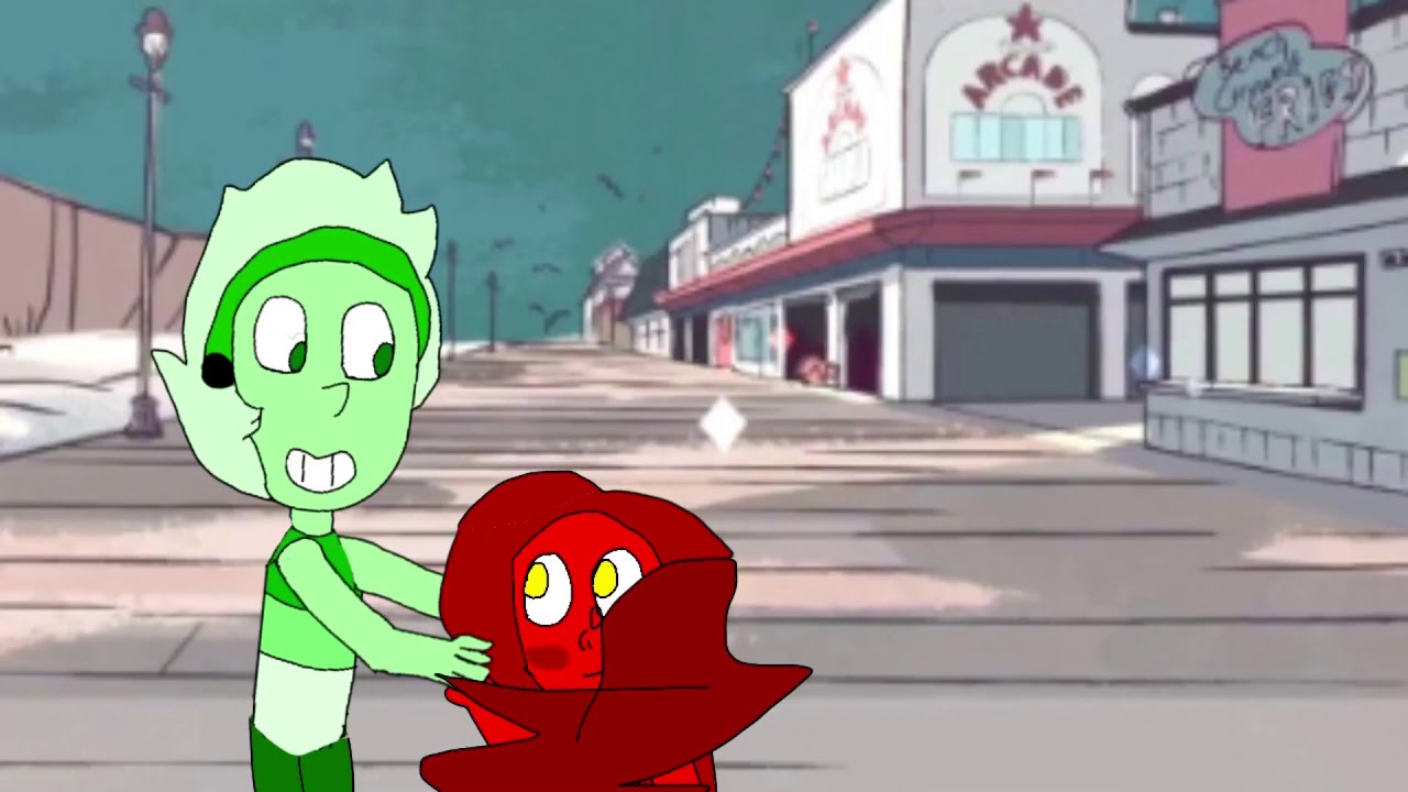 Verdite and Carnelian fusion (golden quartz) |SU fan animation| (by me)
