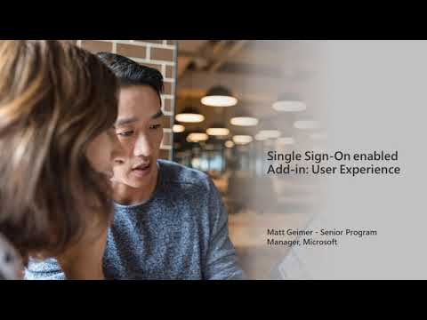 Learn Single Sign On Release New authentication options for Office Add ...