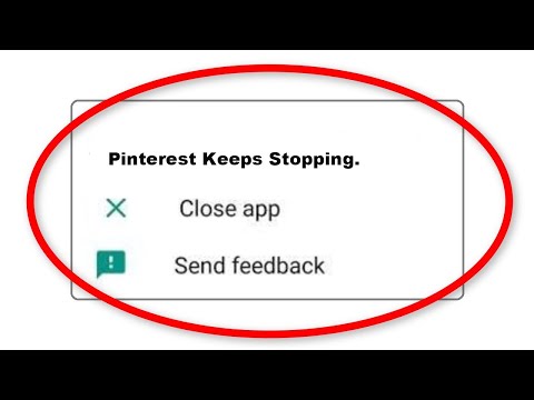 How To Fix Pinterest Apps Keeps Stopping Problem in Android Phone - Pinterest App Not Open Problem