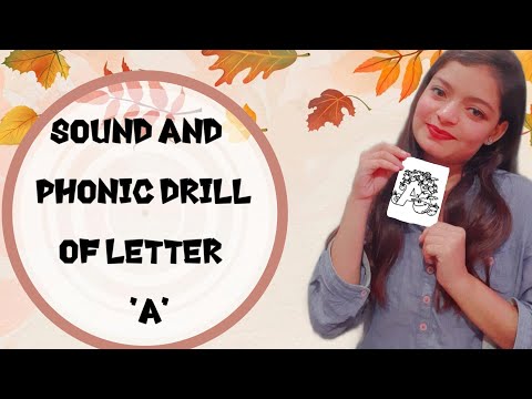 PHONIC DRILL FOR THE WORDS WITH THE SOUND OF LETTER 'A'..