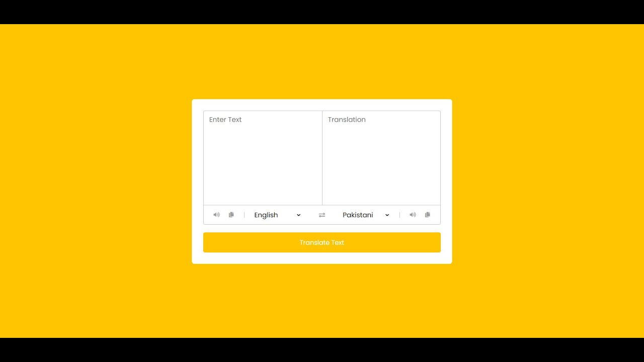 Language Translator | Simple Web Application with JavaScript