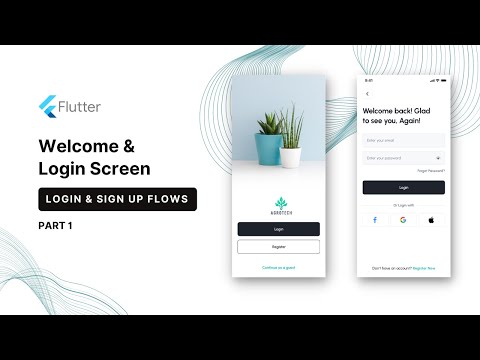 How to create login signup page in flutter login screen in flutter ...