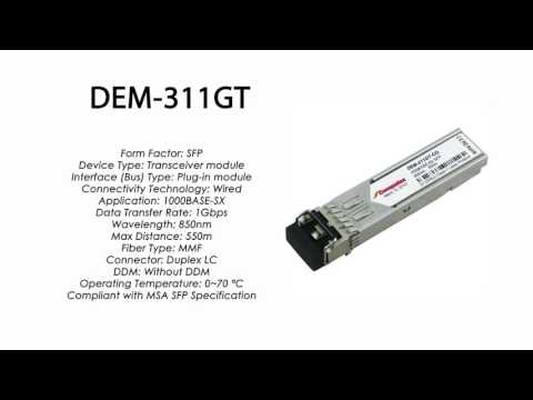 DEM-311GT | D-Link Compatible 1000Base-SX SFP 850nm 550m