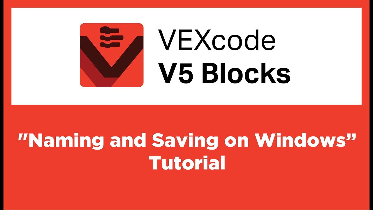 VEXcode V5 Blocks - 